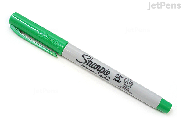 Sharpie Permanent Marker - Ultra Fine Point - Green - JetPens.com Sharpie Permanent Marker - Ultra Fine Point - Green - JetPens.com