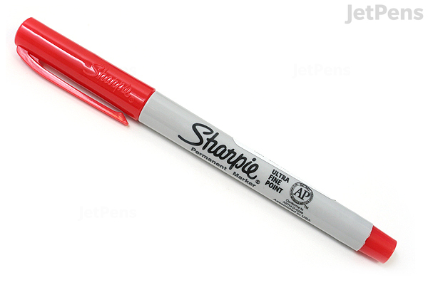 Sharpie Permanent Marker - Ultra Fine Point - Red - JetPens.com Sharpie Permanent Marker - Ultra Fine Point - Red - JetPens.com