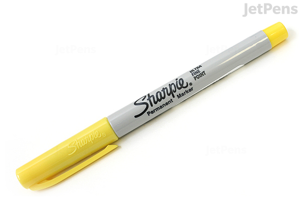 Sharpie Permanent Marker - Ultra Fine Point - Yellow - JetPens.com Sharpie Permanent Marker - Ultra Fine Point - Yellow - JetPens.com