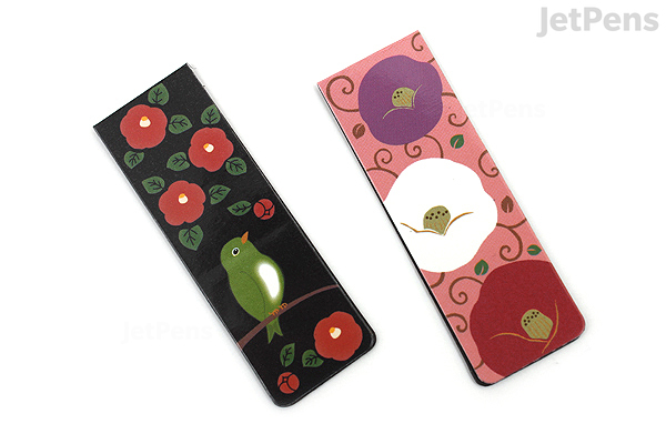 Kurochiku Magnetic Bookmark Tsubaki Camellia