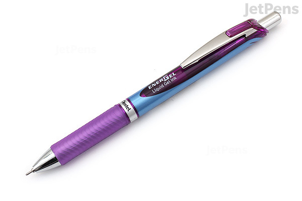 Pentel EnerGel Deluxe RTX Gel Pen - Needle-Point - 0.7 mm - Violet ... Pentel EnerGel Deluxe RTX Gel Pen - Needle-Point - 0.7 mm - Violet ...