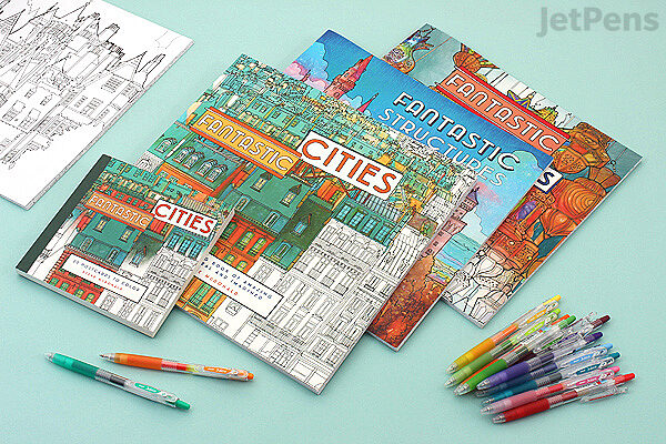 Fantastic Cities A Coloring Book Of Amazing Places Real And Imagined